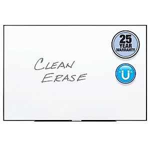 Quartet Whiteboard/Dry Erase Board, Magnetic, 6'x4', Fusion Nano-Clean, Black Aluminum Frame (NA7248FB)