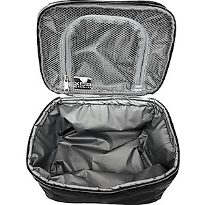 Lunch box great insulated, bag cooler, for men-women, thermal reusable, leakproof, black
