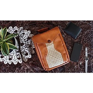 Crossbody Bags For Women Or For Men - Double-Sewn Handmade Purse Perfect For Travel Or Book Bag - Small Shoulder Sling Bag Boxed With Two Pockets And Top-Handle And Sling Made With Unique Materials