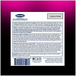 DenTek Temparin Max Caps and Filling Repair Kit 13+ Repairs 0.09 Ounce (Pack of 2)