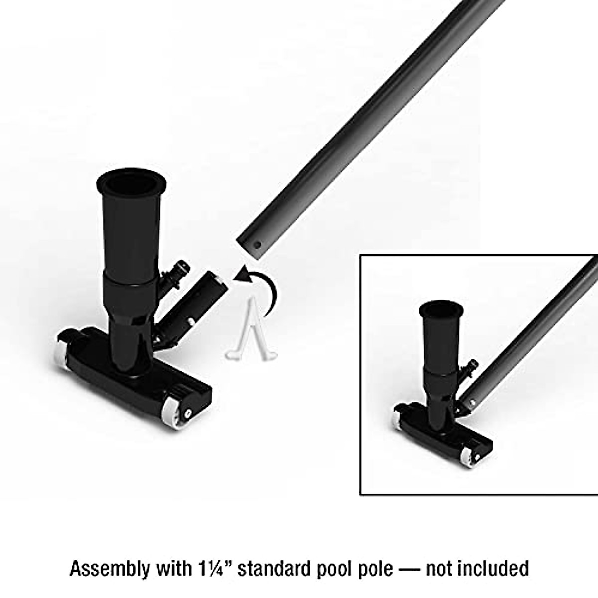 Poolmaster 28008 Black Magic Jet Spa and Swimming Pool Vacuum, Premier