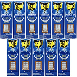 Raid Window Fly Trap, 4 Count (Pack of 11)