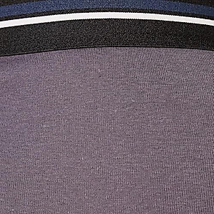 Amazon Essentials Mens Underwear Boxer Briefs, Comfortable Cotton, Tag-Free, Pack of 5, Black/Charcoal/Grey Heather, Large