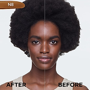 L'Oreal Paris True Match Super-Blendable Foundation, Medium Coverage Liquid Foundation Makeup, N8, Medium Deep, 1 Fl Oz