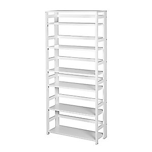 Regency Flip Flop Folding Bookcase, 67" x 30", White
