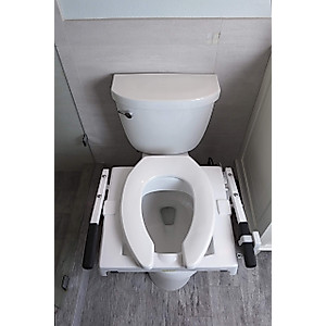 EZ-Access TILT Toilet Incline Lift, Corded Power, Elongated Seat