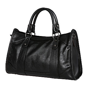 Iswee Canvas Womens Bucket Bag Shoulder Handbags Hobo Ladies Purses Fashion Tote Purse (Dark Gray)