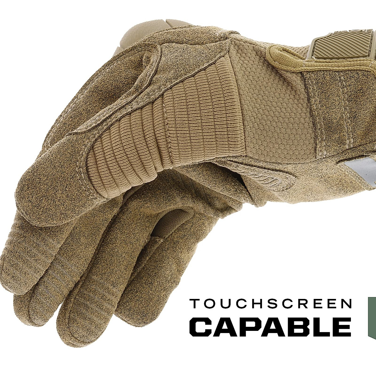 Mechanix Wear: M-Pact 3 Tactical Work Gloves, Touchscreen Capability, Synthetic Leather Gloves, Finger Reinforcement and Impact Protection, Work Gloves for Men (Coyote Brown, Medium)