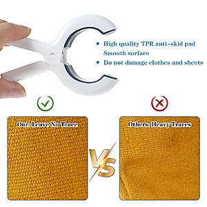 Jeffdad 8Pcs Beach Towel Clips, Large Bath Towel Clips Heavy-Duty Plastic Clothes Pins Quilt Drying Clips, for Clothes, Bed Linen, Bath Towel, Beach Towel to Dry on Clothesline and Hanging Rack