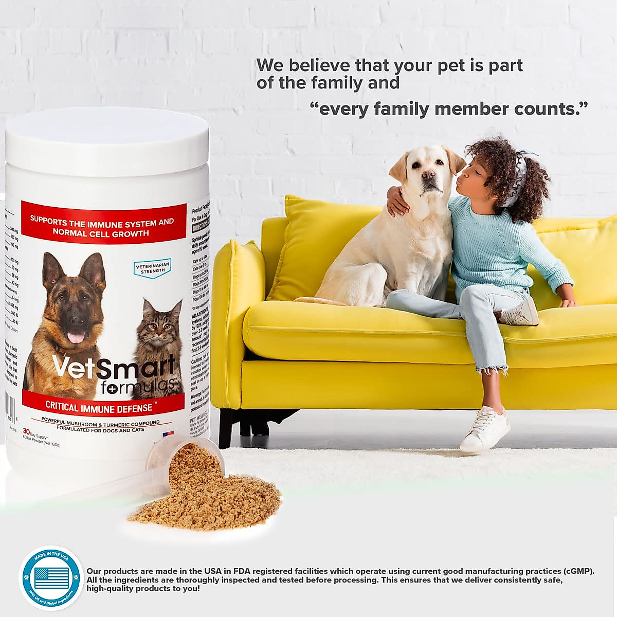 Turkey Tail Mushroom for Dogs Immune Support Bundled with Probiotic Nutrient Enhancer