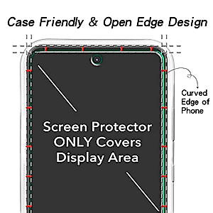 KATIN [2-Pack] Screen Protector For Motorola Moto One 5G Ace, Moto G 5G Tempered Glass, Bubble Free, Anti Scratch, 9H Hardness, Case Friendly