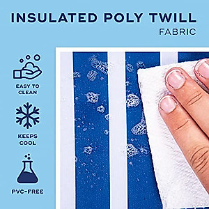 SCOUT The Stiff One - Large, Soft, Lightweight, Insulated Cooler with Hard Bottom, Beach, Family, Travel, Picnic Cooler