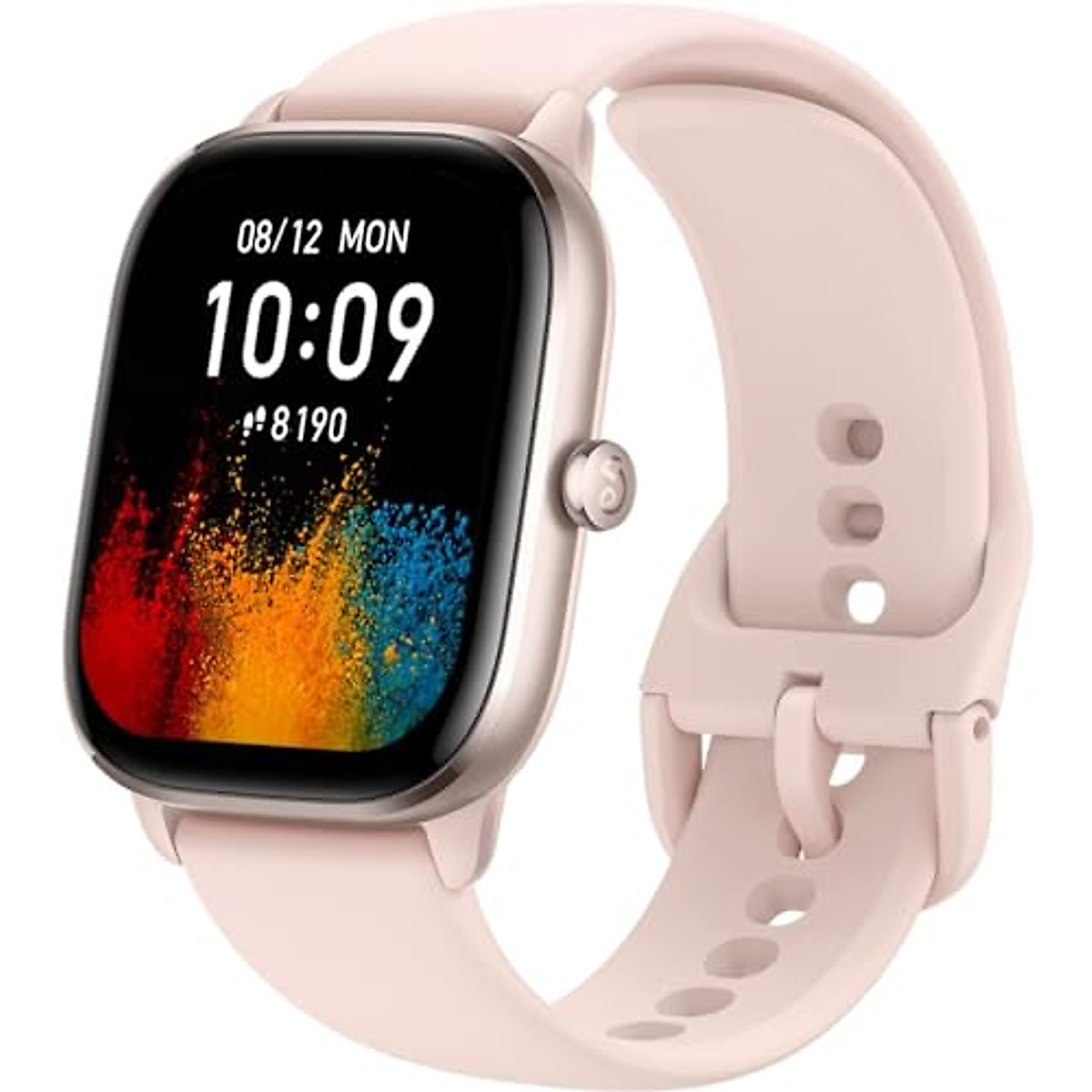 Amazfit GTS 4 Mini Smart Watch for Women Men, Alexa Built-in, GPS, Fitness Tracker with 120+ Sport Modes, 15-Day Battery Life, Heart Rate Blood Oxygen Monitor, Android Phone iPhone Compatible-Pink