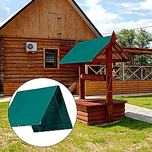 52x90 Inches Outdoor Swingset Shade Kids Playground Swing Replacement Canopy Waterproof Wooden Swing Sets Cover Replacement Tarp Uv Protection Playground Roof Canopy(Size:52 x 90 inch,Color:Grey)