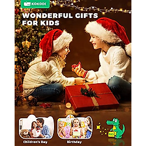 KOKODI LCD Writing Tablet, 10 Inch Colorful Toddler Doodle Board Drawing Tablet, Erasable Reusable Electronic Drawing Pads, Educational and Learning Toy for 3-6 Years Old Boy and Girls