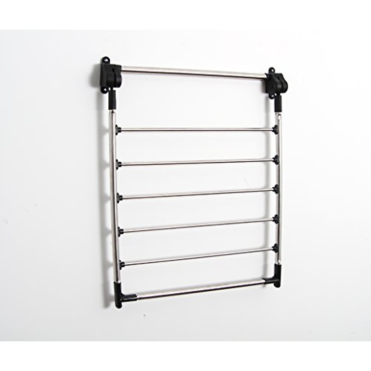 GreenWay Stainless Steel Indoor Wall Mount Drying Rack, Stainless