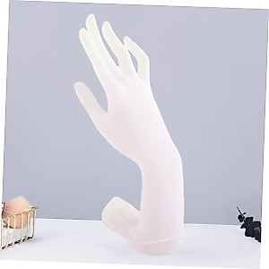 Cabilock Resin Hand Model Mannequin for Jewelry Display Matte Finish Stand for Rings Bracelets