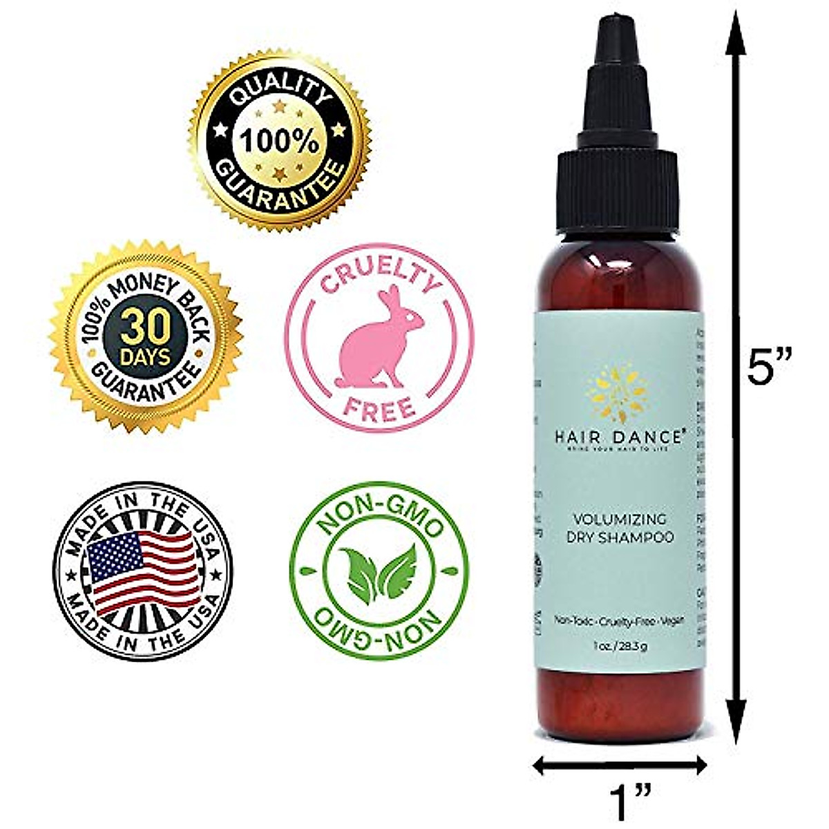 Dry Shampoo Volume Powder. Natural and Organic Ingredients. For Blonde and Dark Hair. Lavender Oil Scented.