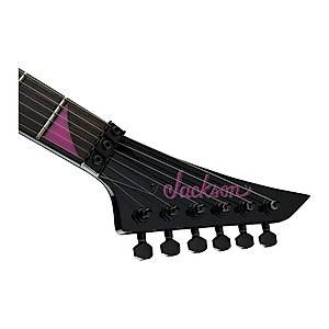 Jackson X Series Rhoads RRX24 - Black with Neon Pink Bevels