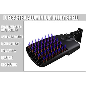 300W LED Parking Lot Light - 42000Lm Led Shoebox Pole Lights 5700K - Replaces 1000W Metal Halide - LED Street Light for Outdoor Area Lighting - Arm Mount - 100-277Vac(UL-Listed)