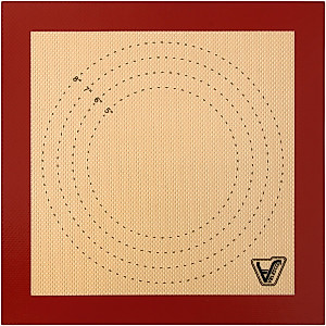 Silicone Baking Mat for Toaster Oven - Set of 2 (Size 10.75" x 10.75") - Non Stick Silicon Liners for 12"x12" Toaster Oven Pans - Pizza/Hot Dog/Sandwich/Cookie Making - Professional Grade Nonstick…