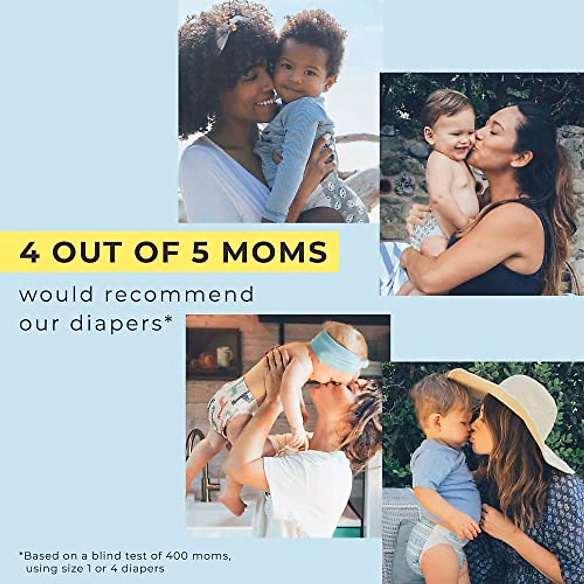 The Honest Company Clean Conscious Diapers | Plant-Based, Sustainable | Wild Thang + Rose Blossom | Club Box, Size 4 (22-37 lbs), 30 Count(Pack of 2)