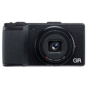 Ricoh GR 16.2 MP Digital Camera with 3.0-Inch LED Backlit (Black)