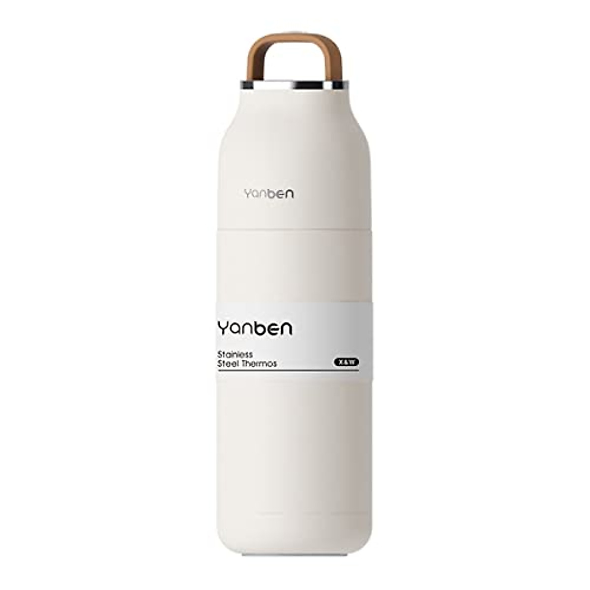 Travel Water Bottle Stainless Steel Thermos Bottle Thermal Cup Vacuum Flask 350ml Coffee Insulated Cup Thermo Mug 6-12 Hours (white,350ml)
