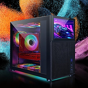 STGAubron Gaming Desktop PC,Intel Core i7-11700KF up to 5.0G,32G DDR4,2T SSD,GeForce RTX 3060 12G GDDR6,600M WiFi,BT 5.0,RGB Fan x 6,RGB Keyboard&Mouse,RGB Mouse Pad,W11H64
