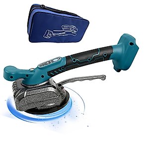 Tile Vibration Leveling Machine for Makita 18V Battery, Cordless Portable Tile Vibrator Tool with 5 Adjustable Speed & Suction Cup & Digital Display & Package Bag for Floor Wall Tile(Tool Only)