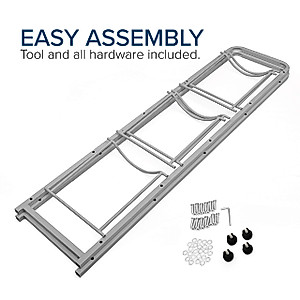 BRIO Single Column Gallon Stands (GREY) (5-TIER)