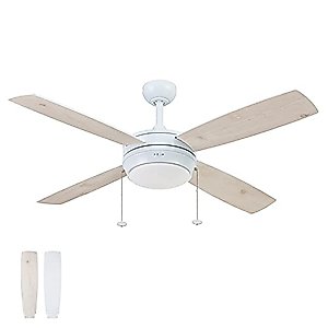Prominence Home 51636-01 Kailani Ceiling Fan, 52, White
