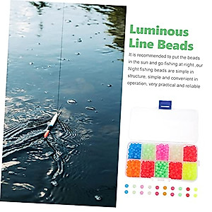 TOKIDNY 4000 pcs Colorful Float Bait Glow Lake for Night Tools Sea Fishing Assorted Line Saltwater Beads Gear Eggs Freshwater Mmplastic Color Luminous Round Mix Accessories River