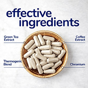 her own Boost, Helps Boost Energy, Supports Metabolism, Proprietary Thermogenic Blend, Green Tea Leaf Extract, Gluten and Soy Free, Vegan, 60 Capsules, 30 Servings, Small, Multi