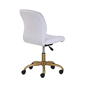 Conference Chairs Leather Office Chair, Multiple Finishes Velvet Plush (D Light Grey)