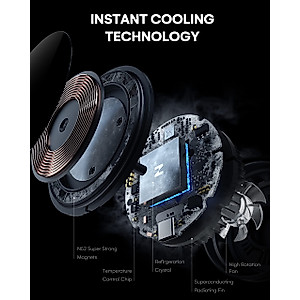 [Ice Cooling Charging] Compatible for Mag-Safe Car Charger,15W ICEBLOCK Magnetic Wireless Car Charger Mount, Hands Free Car Mount for iPhone 15 14 13 12 Pro Max Plus Mini Mag-Safe Case