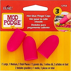 Mod Podge Hot Glue Gun Finger Caps, Multicolor