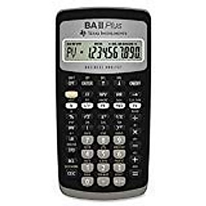Texas Instruments BA II Plus Financial Calculator (.2 Pack(1 Unit))