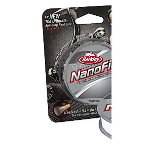Berkley NanoFil Uni-filament Fishing Line, 10 Pound Test-150 Yard, Clear Mist