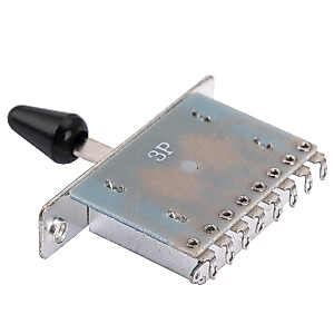 Alpha 3-Way Guitar Pickup Lever Switch Pickup Selector Switch for Import Tele Style Electric Guitar