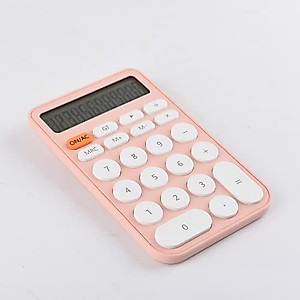 NIOIPXA Calculator Cute Small Mini Advertising Gift Accounting Financial Candy Color Office Student Computer Portable (Green)