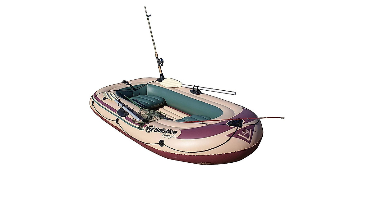 Solstice Voyager Inflatable Boat for 4-Person Fun
