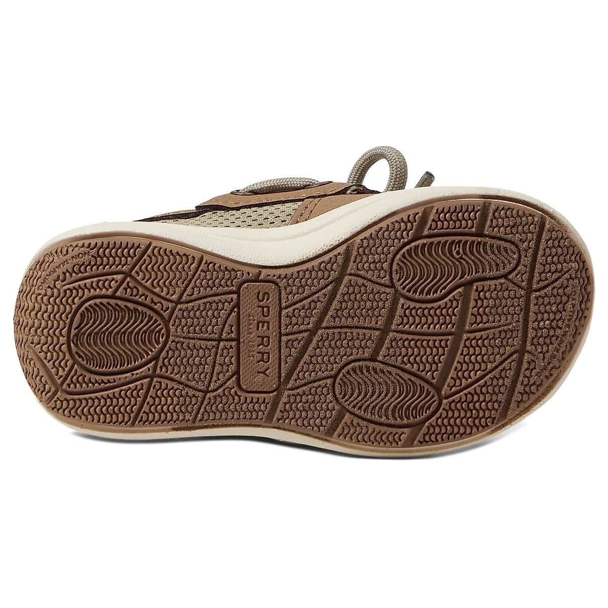 Sperry Fairwater Plushwave Jr Boat Shoe, TAN, 6 US Unisex Little Kid