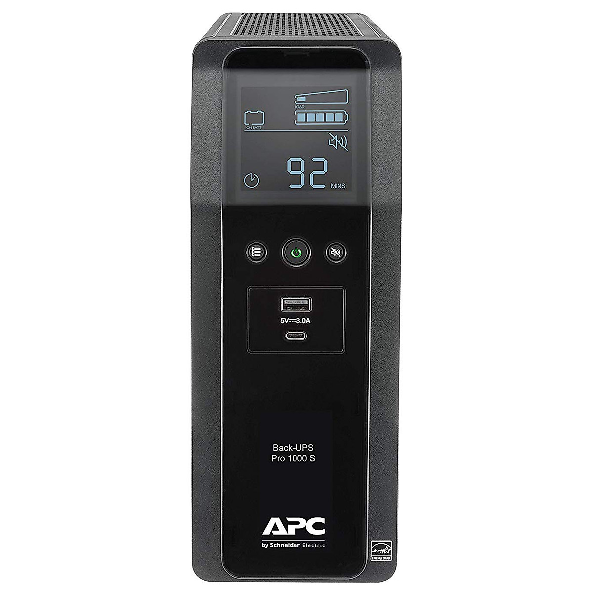 APC Sine Wave UPS Battery Backup & Surge Protector, 1000VA, APC Back-UPS Pro (BR1000MS) Bundle Including 16GB DataTraveler