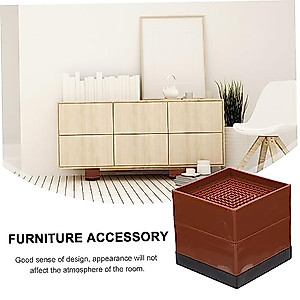 DOITOOL Bed Foot Booster Cabinet Lift Cabinet Protector Kitchen Cabinet Accessories Furniture Risers Sofa Furniture Heightening Pad Bed Heightening Furniture Heightening Cushion Bed Lifts