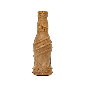 Power Bone Pet Chew Toy for Dogs - Durable, Non Toxic & Pet Safe - Best for Aggressive Chewers, Long Lasting Dental Health, Dog Teeth Cleaning, Dog Life Stages - Bottle 6.5''