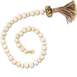 JAKI Dog Doorbell for Potty Training and Door Knob, 30.7inch Adjustable Hanging Bells for Dogs to Ring to Go Outside Sliding Door, Puppy Housetraining Door Bell (1PK, Rustic Gold)