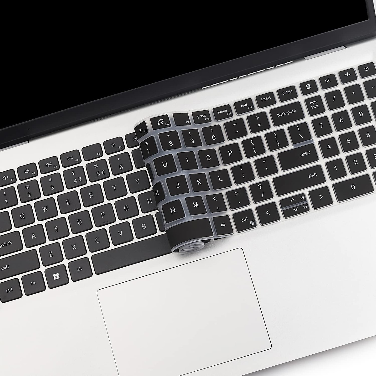 Keyboard Cover for 2024 2023 15.6" Dell Inspiron 15 3510 3511 3515 3525 3530 3535 5510 5515 5518 7510, Inspiron 16 7610, Vostro 15 3510 5510 5515, Latitude 3520, 2022 Inspiron 15(Not Fit Dell G5 G15)