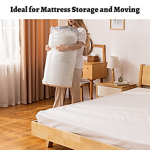 Mattress Vacuum Bag, 240x120cm Space Saver Vacuum Storage Bags,Oversized Vacuum Bags,Twin Mattress Vacuum Bag King, Mattress Bag Vacuum Sealer Bag for Memory Foam Mattress Moving Shipping Storage (1)