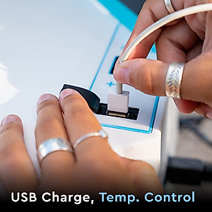 GOSUN Chill Cooler | Iceless Powered Cooler with Wheels - 12 Volt Refrigerator Ice Chest | 12v Beach Cooler & Solar Camping Equipment | No Ice Beverage Cooler Portable Refrigerator